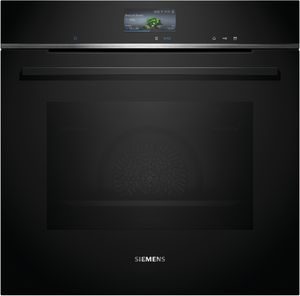 SIEMENS IQ700, Built-in oven with added steam function, 60 x 60 cm, Bl ...