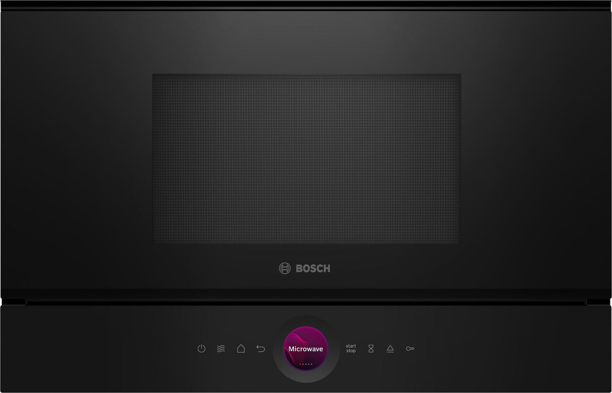 BOSCH Series 8, Built-in microwave, Black BFL7221B1B – RÄM Interiors