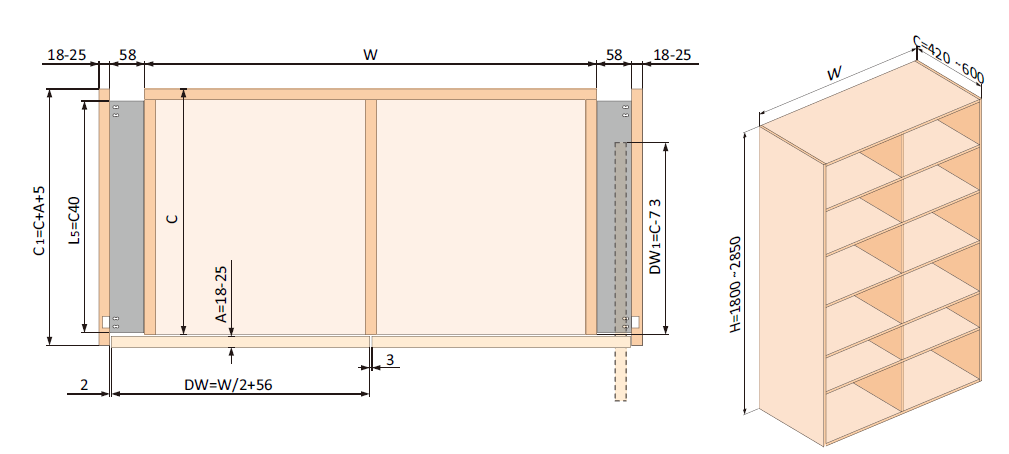 OPK Sliding Rotary Pocket Door System - PER DOOR – RÄM Interiors
