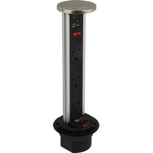 Vertical powerdock with USB connectors – RÄM Interiors